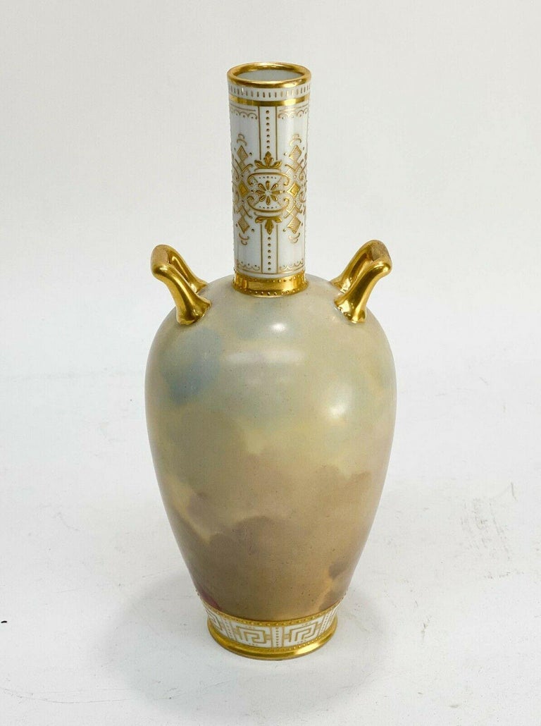 Royal Vienna Austria Porcelain Vase Portrait Artist signed Franz Tenner ...