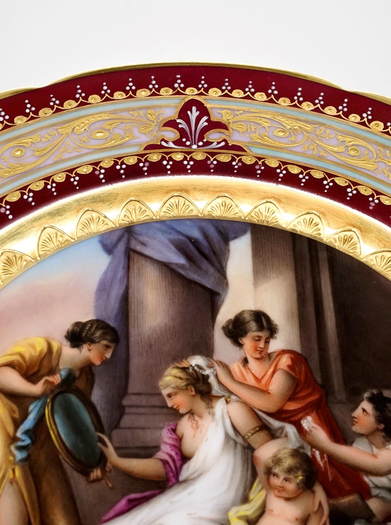Royal Vienna Splendour Picture Plate 'Adornation Of Venus', circa 1890 ...