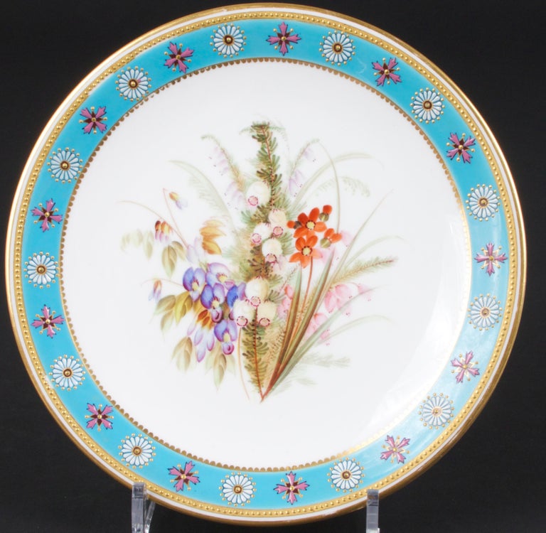Royal Worcester Botanical Set For Sale at 1stDibs