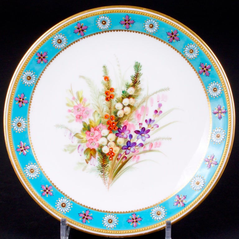 Royal Worcester Botanical Set For Sale at 1stDibs