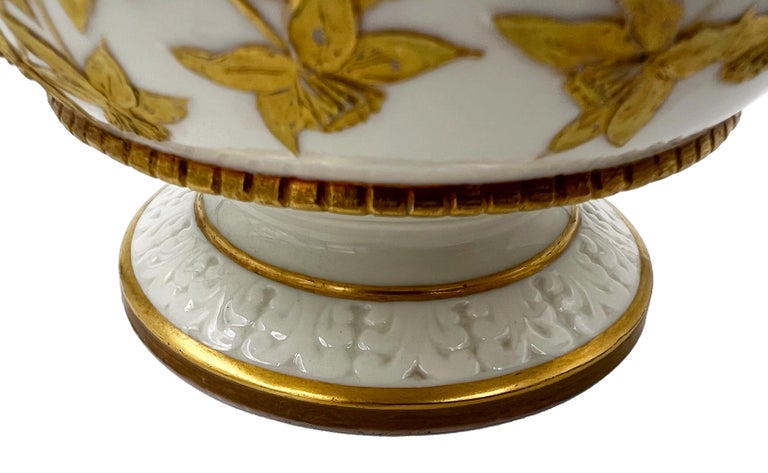 Royal Worcester 'China Works' Porcelain Vase, England For Sale at 1stDibs