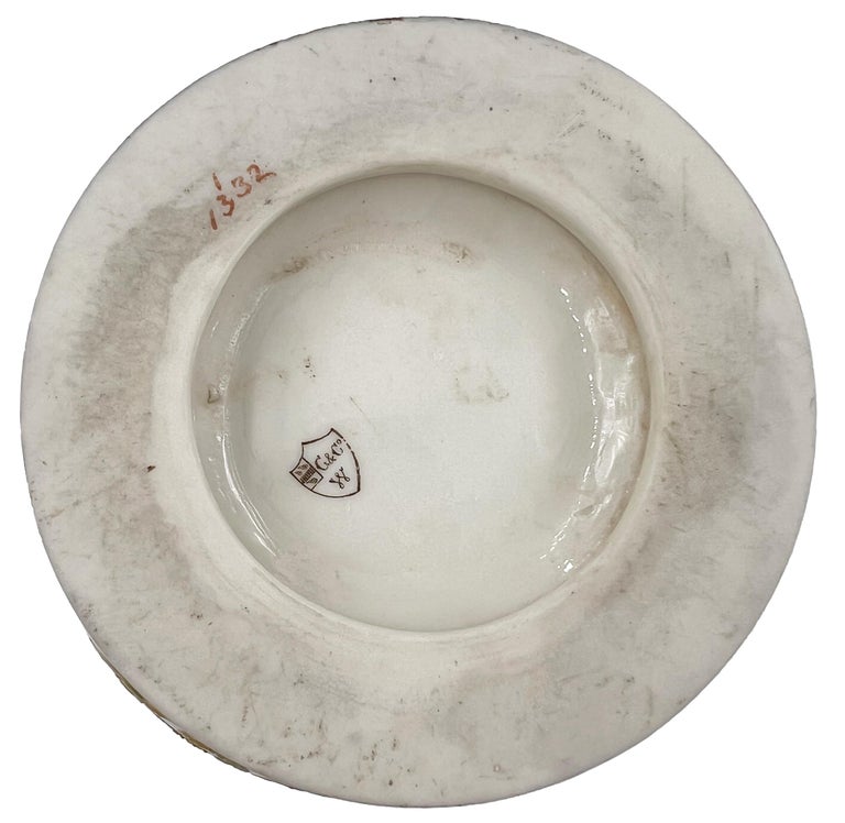 Royal Worcester 'China Works' Porcelain Vase, England For Sale at 1stDibs