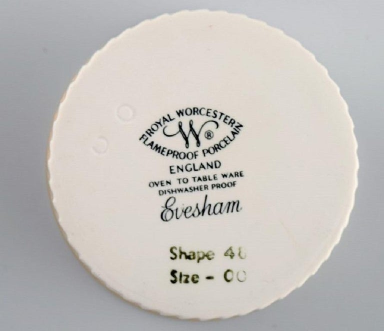 Royal Worcester, England, Eight Small Evesham Porcelain Bowls with ...