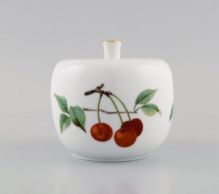 Royal Worcester, England, Seven Pieces of Evesham Porcelain, 1960s For ...