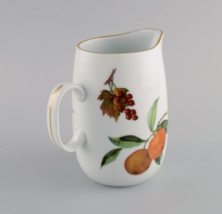 Royal Worcester, England, Six Pieces of Evesham Porcelain Decorated ...