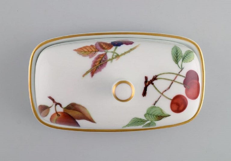 Royal Worcester, England, Six Pieces of Evesham Porcelain Decorated ...