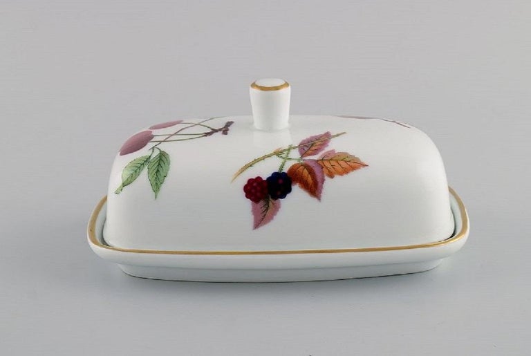 Royal Worcester, England, Six Pieces of Evesham Porcelain Decorated ...