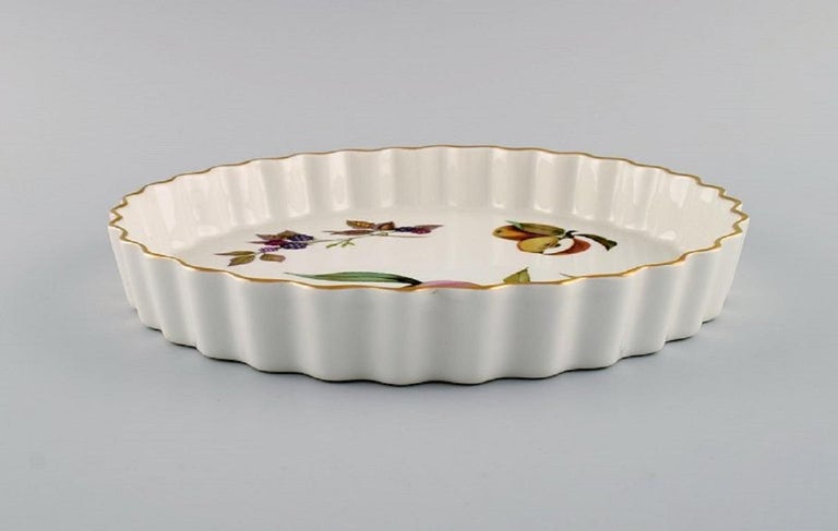 Royal Worcester, England. Two Evesham Pie Dishes in Porcelain, 1980s ...
