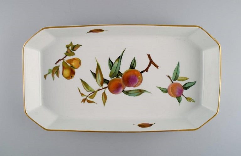 Royal Worcester, England, Two Evesham Serving Dishes in Porcelain For ...