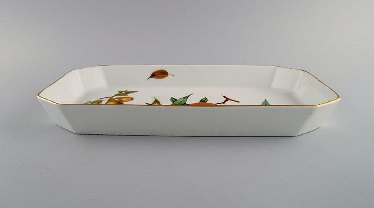 Royal Worcester, England, Two Evesham Serving Dishes in Porcelain For ...