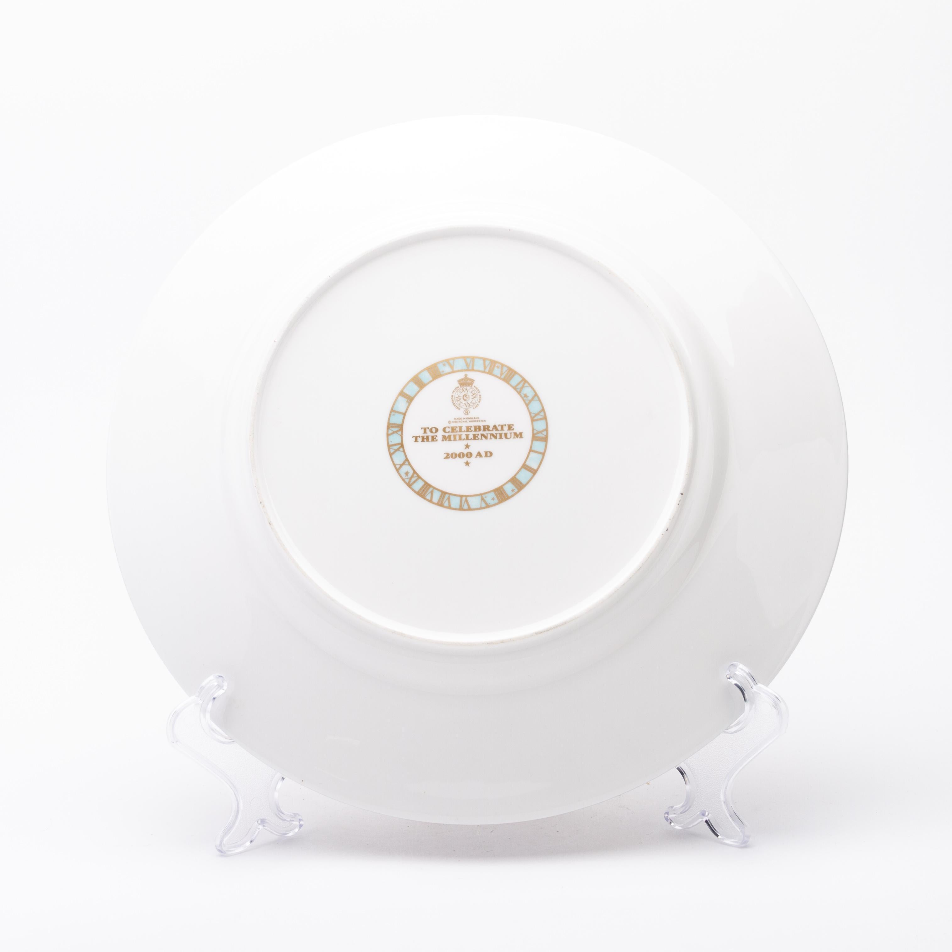Royal Worcester Fine Porcelain "Millennium" Plate For Sale at 1stDibs ...