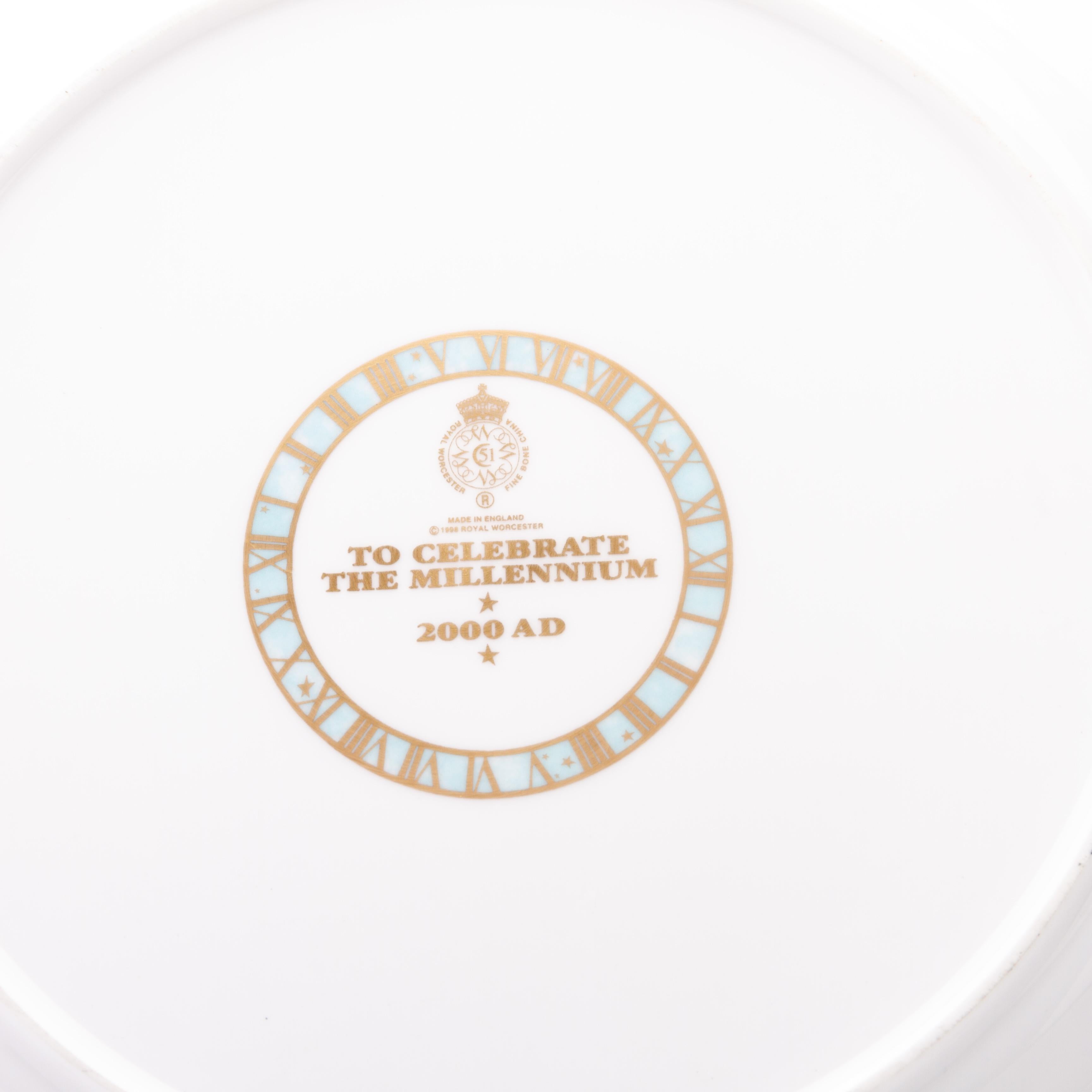 Royal Worcester Fine Porcelain "Millennium" Plate For Sale at 1stDibs ...