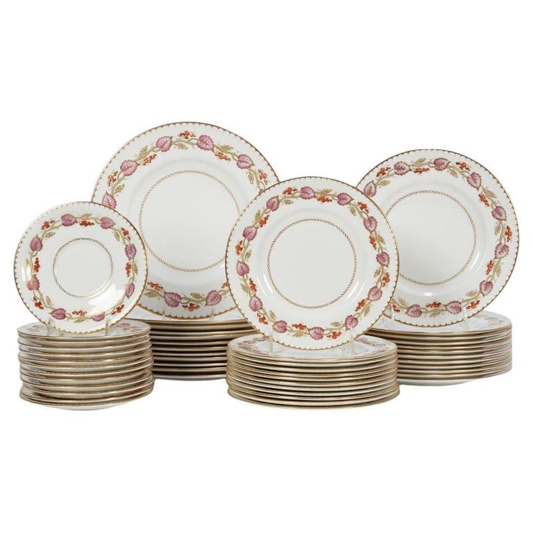Royal Worcester Porcelain 112 Pc Dinner Service for 12 in the ...