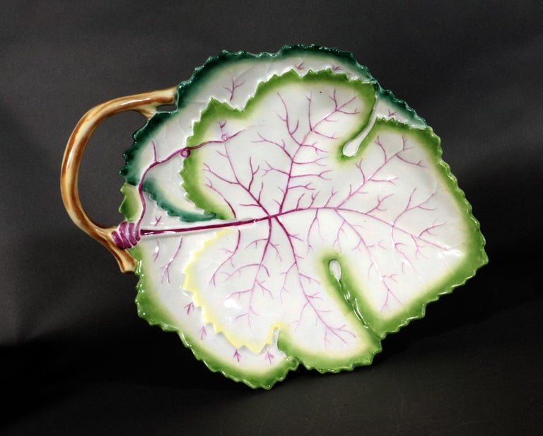 Royal Worcester Porcelain Leaf-Shaped Dishes, Pattern 3628 For Sale at ...