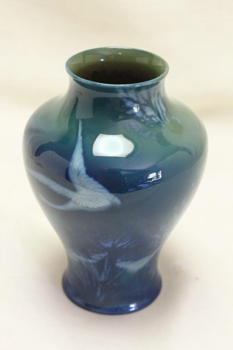Royal Worcester Sabrina Ware Vase Painted by Walter Sedgley For Sale at ...