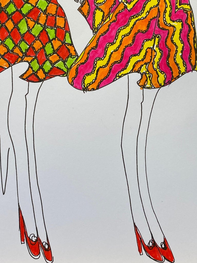 Roz Jennings - Original Fashion Design Illustration Watercolor Painting ...