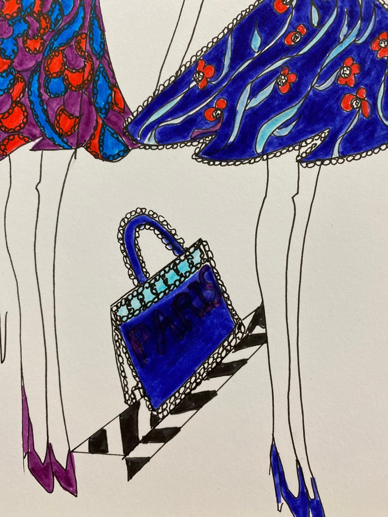 Roz Jennings - Original Fashion Design Illustration Watercolor Painting ...