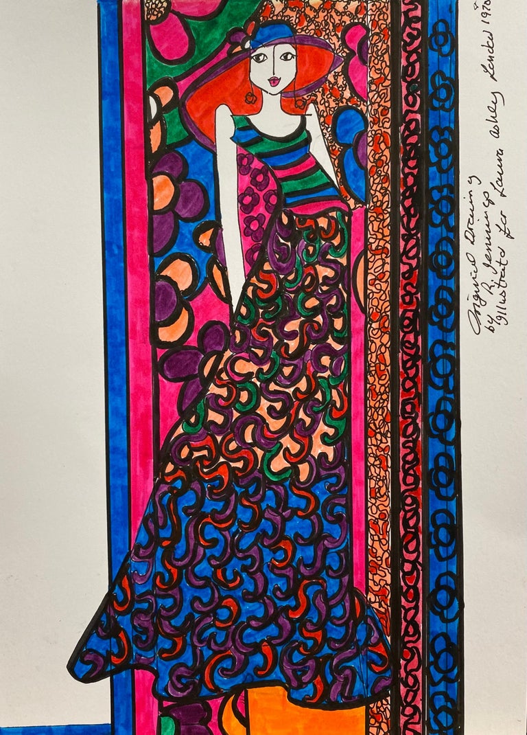 Roz Jennings - Original Fashion Design Illustration Watercolour ...