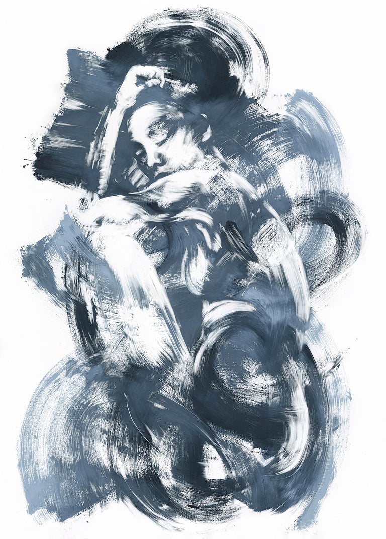 Rozanne Hermelyn Di Silvestro - Stillness 3, Abstract Oil Painting For ...