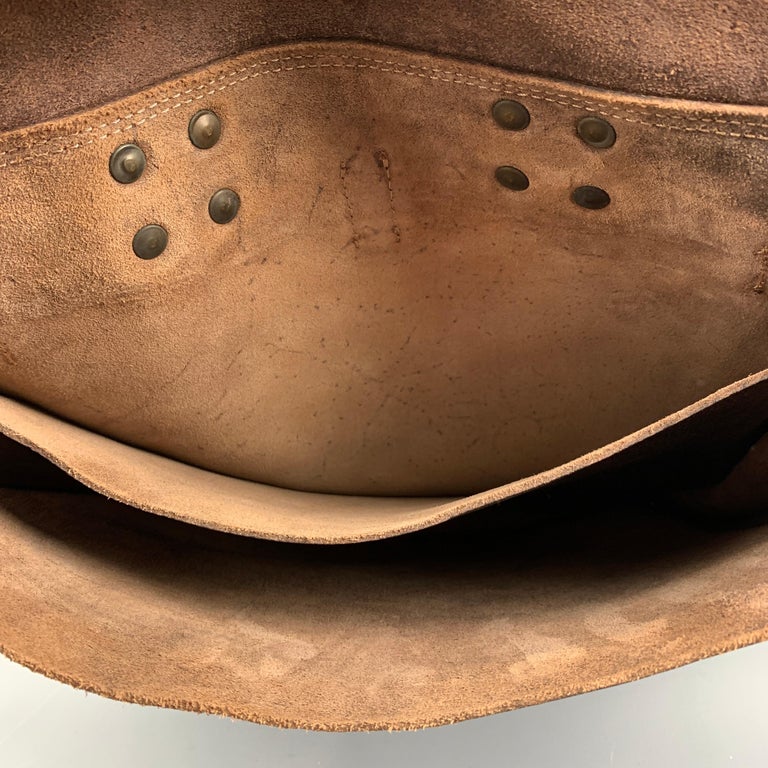 RRL by RALPH LAUREN Limited Edition Brown Studded Leather Bag at 1stDibs