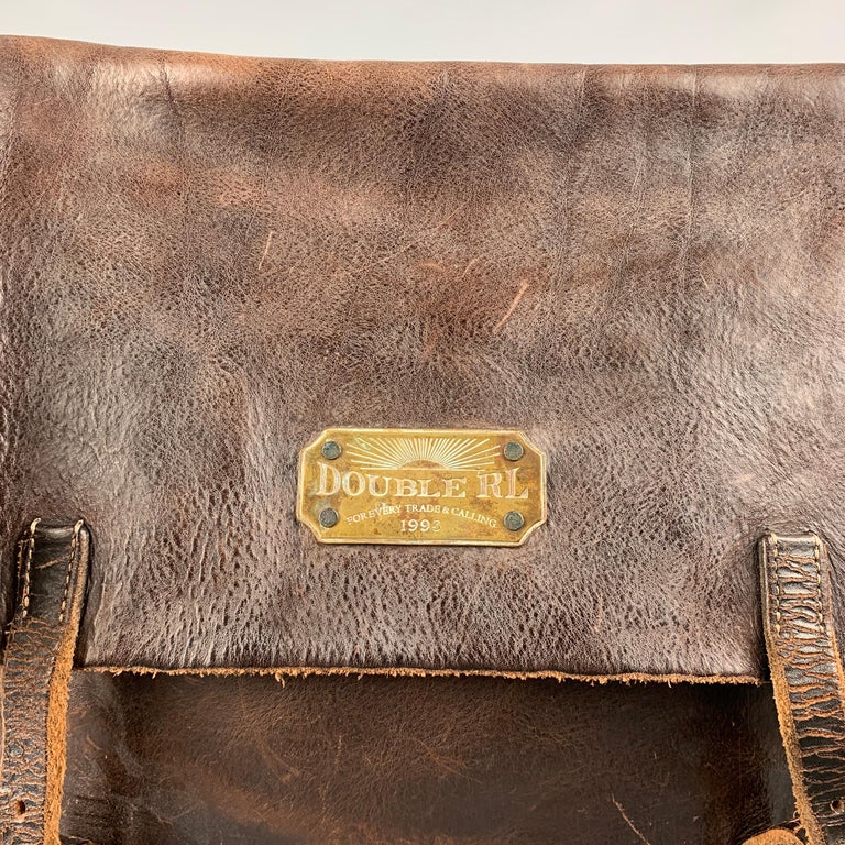 RRL by RALPH LAUREN Limited Edition Brown Studded Leather Bag at 1stDibs
