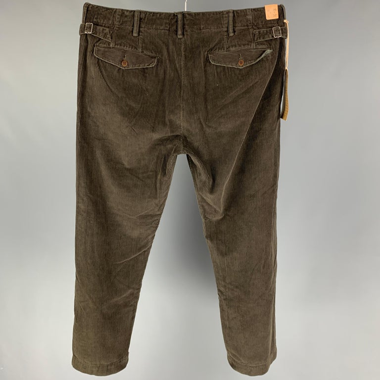 RRL by RALPH LAUREN Size 36 Brown Corduroy Cotton Casual Pants at 1stDibs