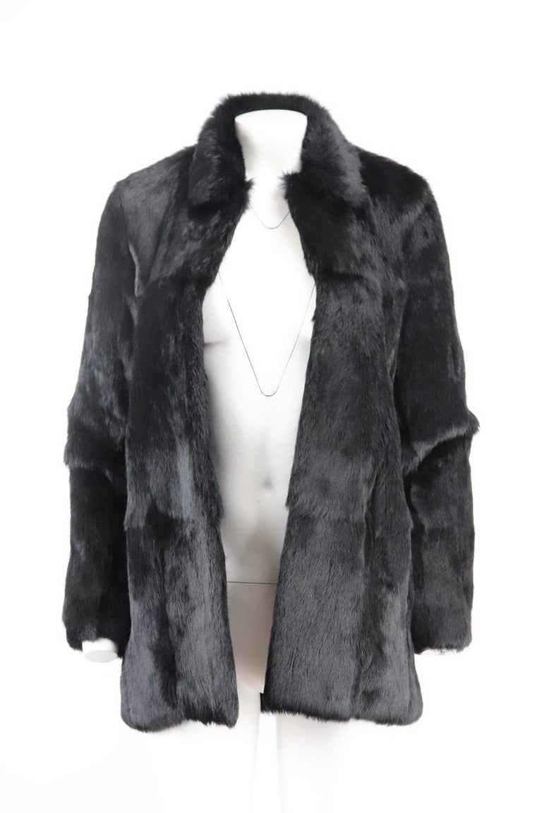 RTA Rabbit Fur Coat Xsmall For Sale at 1stDibs