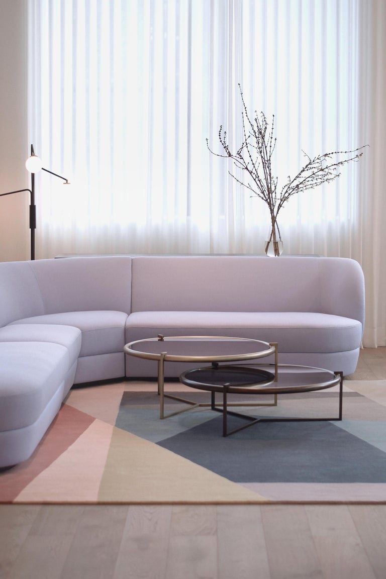 Rua Tucumã Low Coffee Table by Osvaldo Tenorio in Burnished Bronze or ...