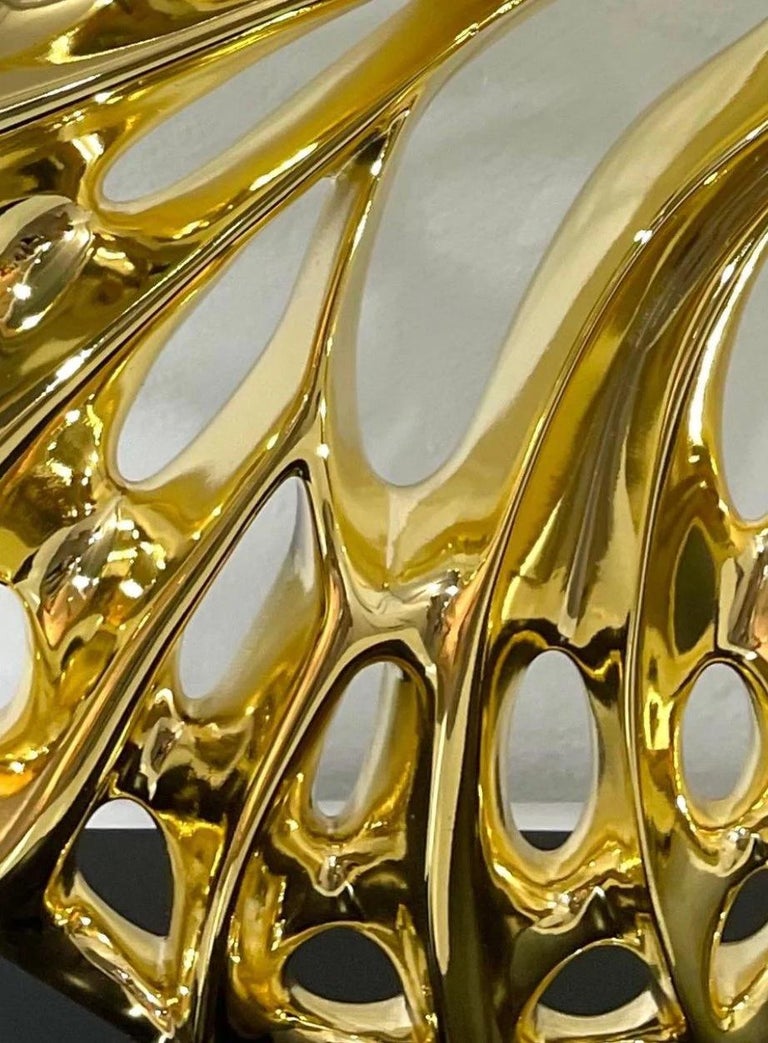 Rubem Robierb - Dream Machine, Gold Chrome For Sale at 1stDibs