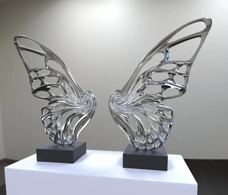 Rubem Robierb - Dream Machine, Silver Chrome For Sale at 1stDibs