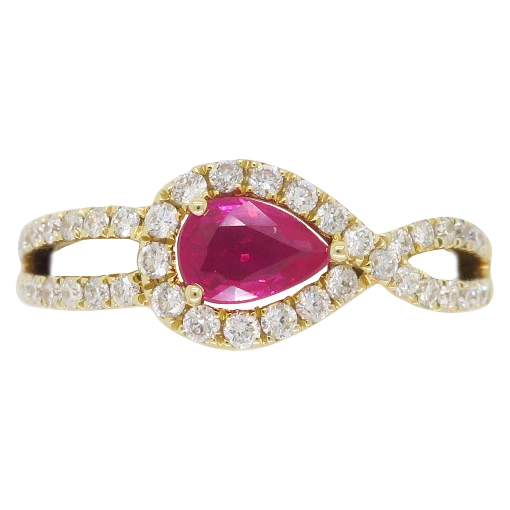 8 Carat Ruby and Diamond Halo Ring For Sale at 1stDibs | 8 carat ruby ...