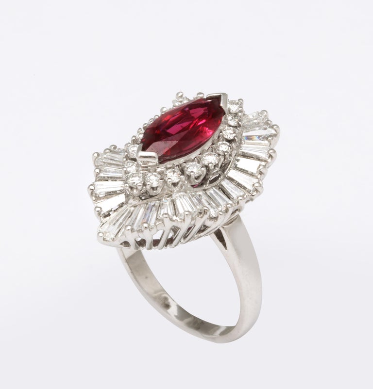 Ruby and Diamond Ring and Pendant For Sale at 1stDibs