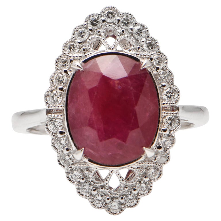 Ruby and Diamond Ring For Sale at 1stDibs