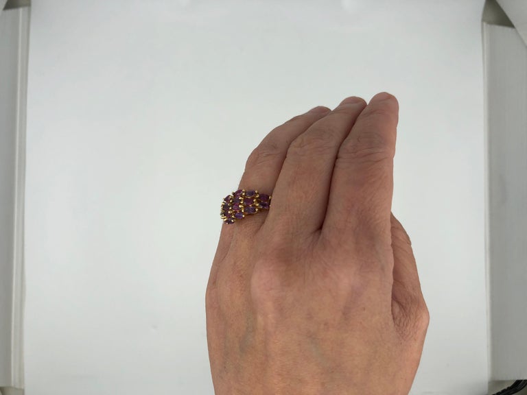 Customizable ELY ADAMS Ruby and Gold Ring For Sale at 1stDibs