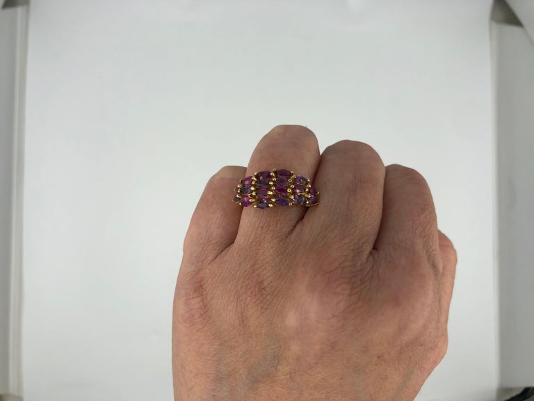 Customizable ELY ADAMS Ruby and Gold Ring For Sale at 1stDibs