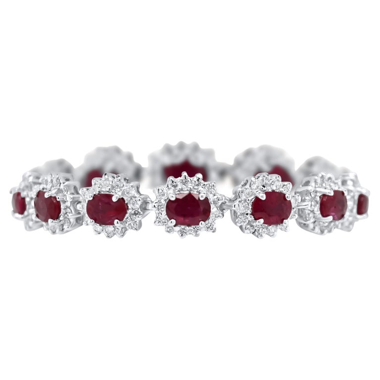 Bracelet de rubis En vente sur 1stDibs