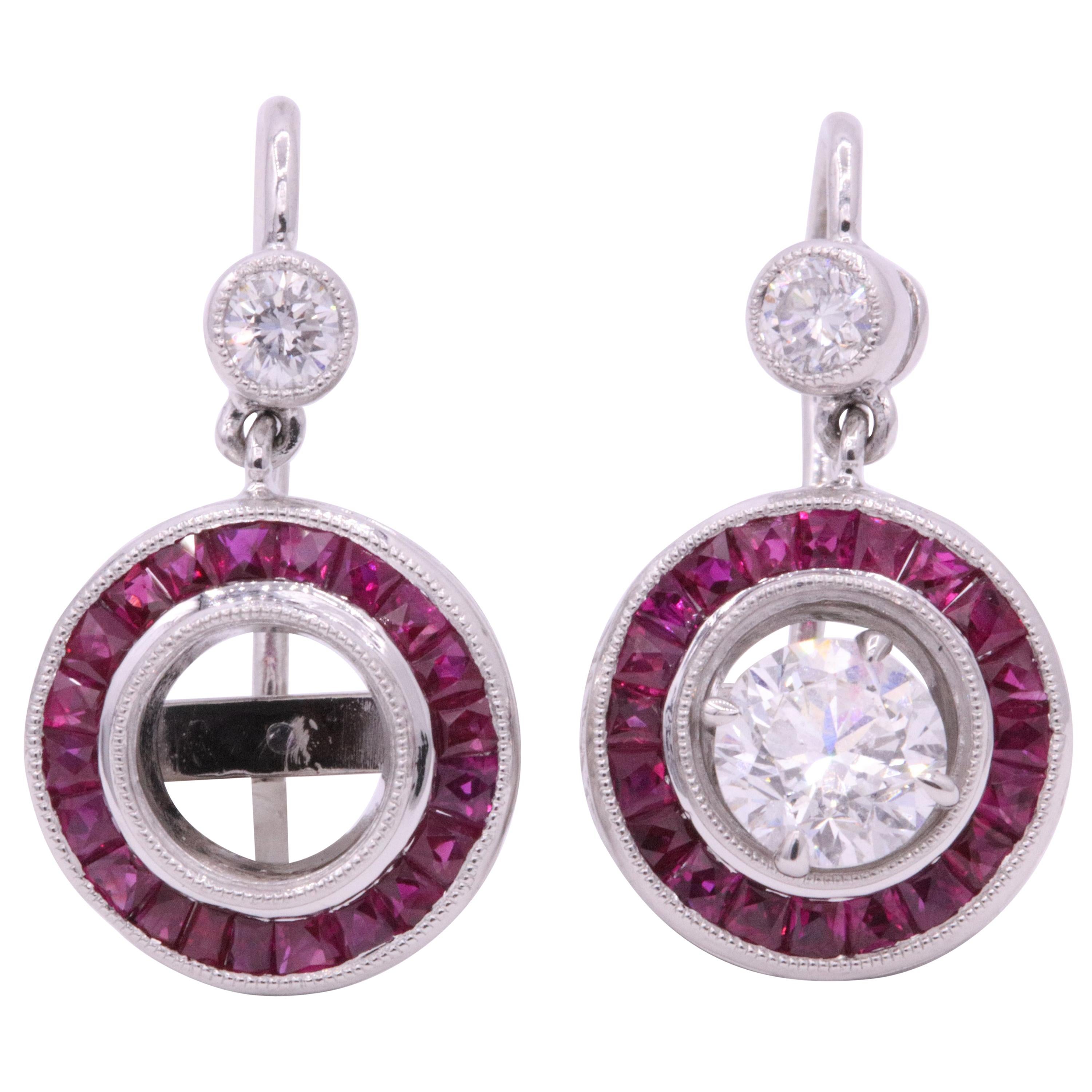 Long Drop Ruby Earrings For Sale at 1stDibs | long ruby earrings