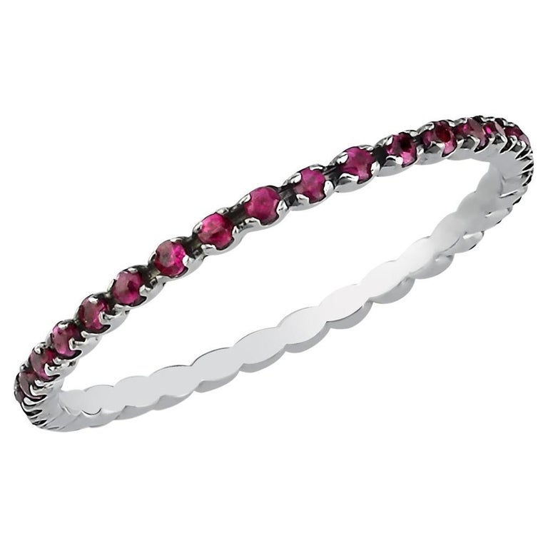 Ruby Full Round Ring For Sale at 1stDibs