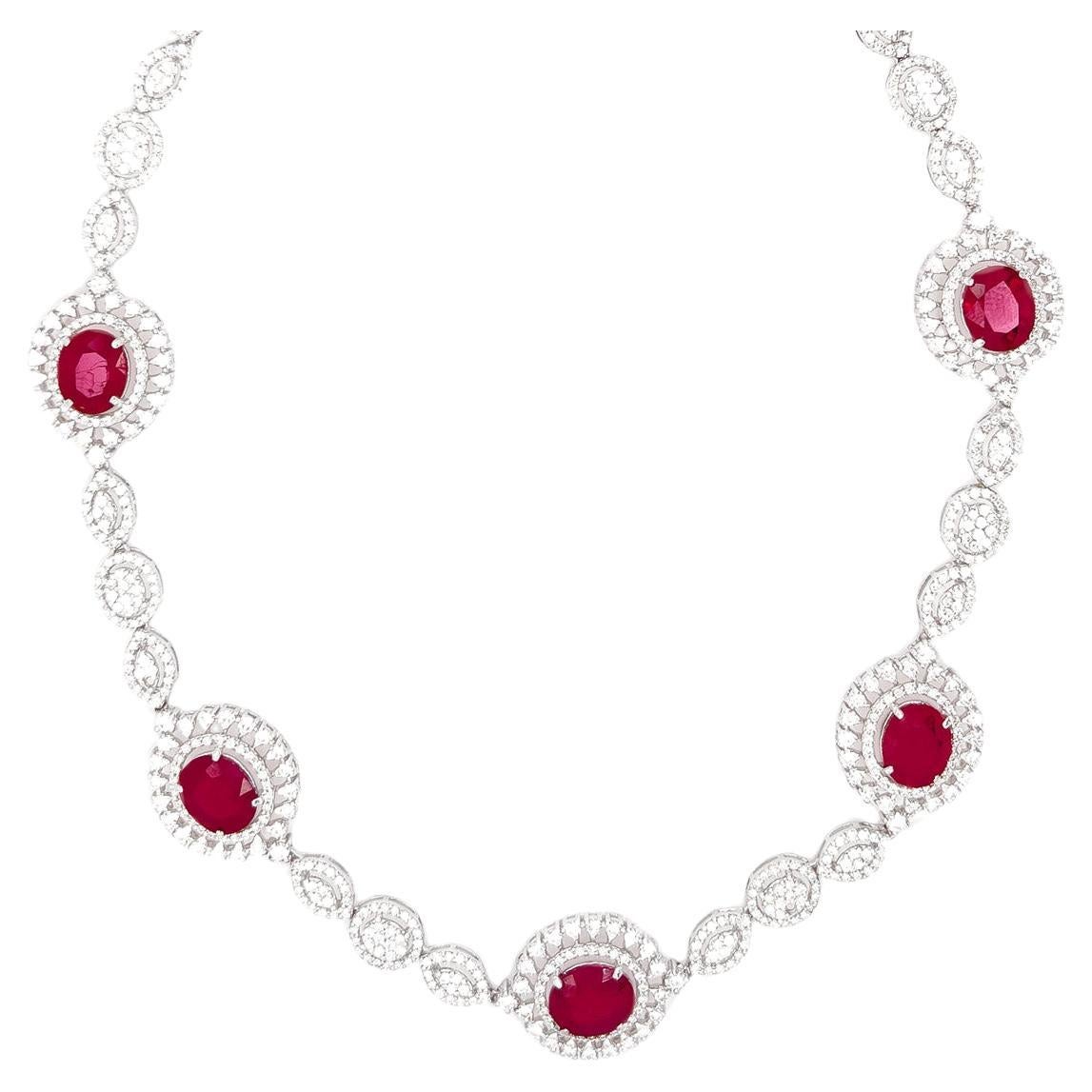 Riviera Diamond Necklace with 48.08 Carat Total at 1stDibs