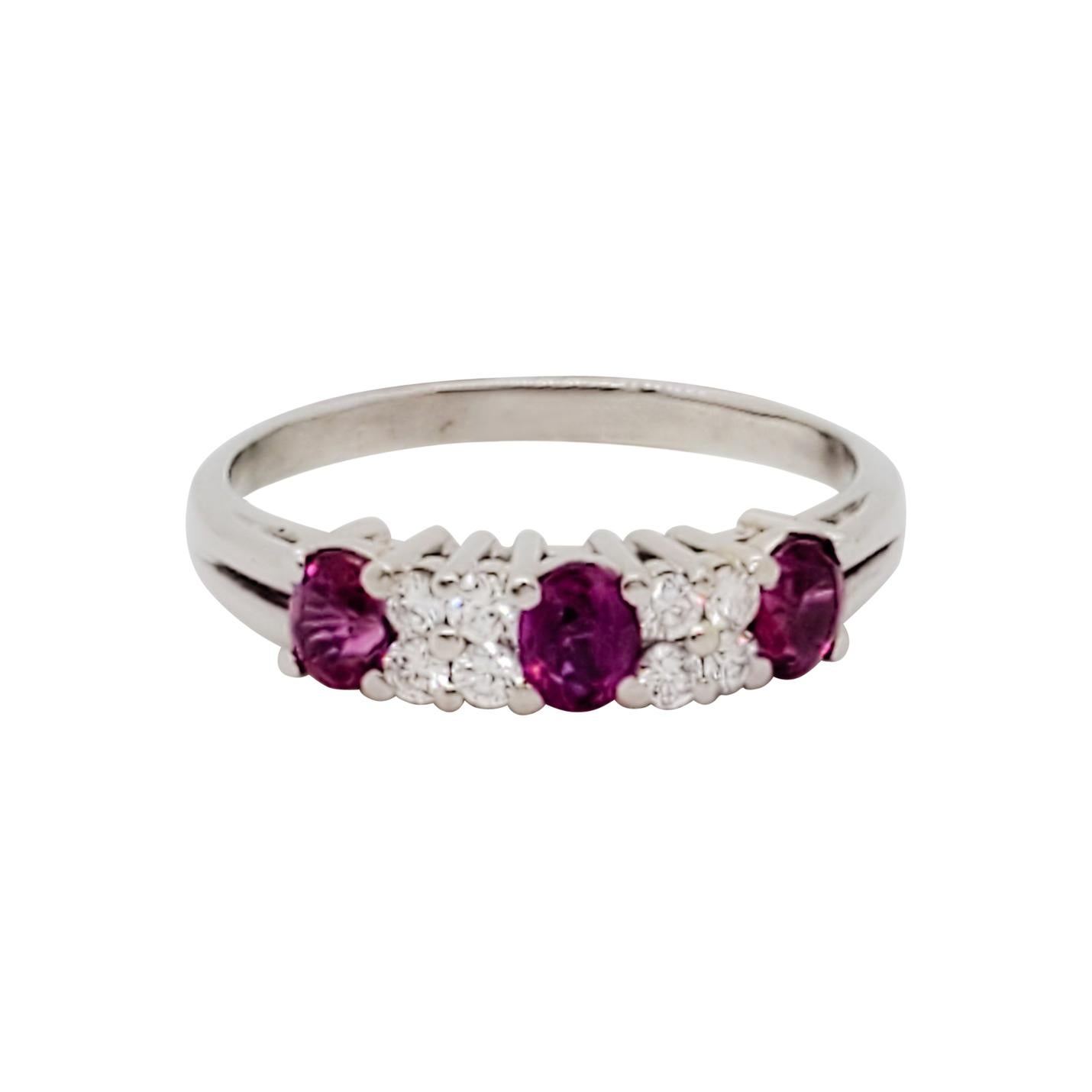 Ruby and Diamond Band Ring at 1stDibs | ruby and diamond band, ruby and ...