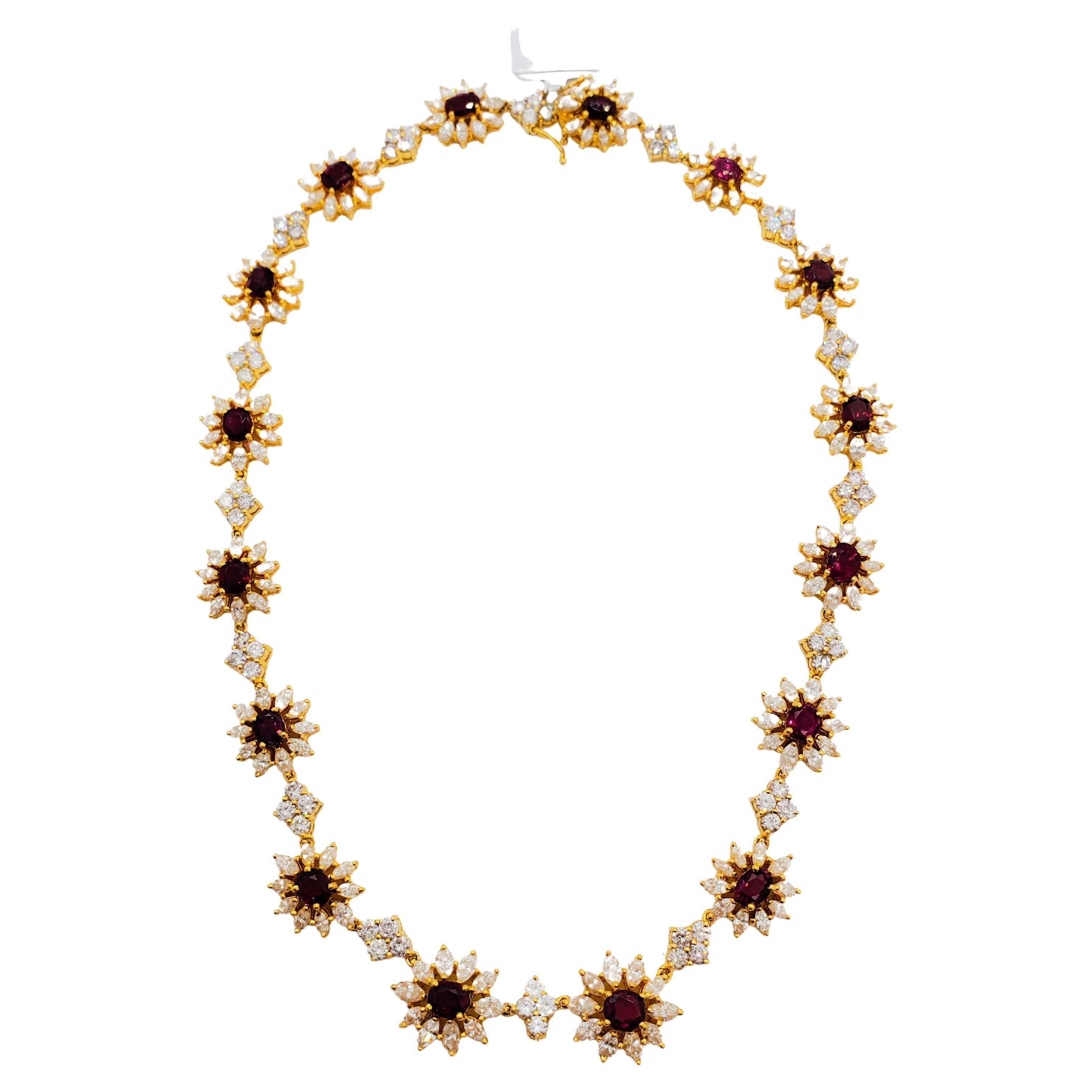 Bulgari Serpenti Full Diamond and Ruby Yellow and White Gold Snake ...