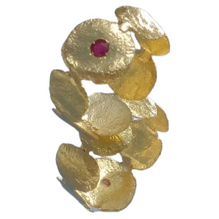 Customizable Ruby Ring 18k Yellow Gold Ring with 1 Ruby Stone For Sale ...