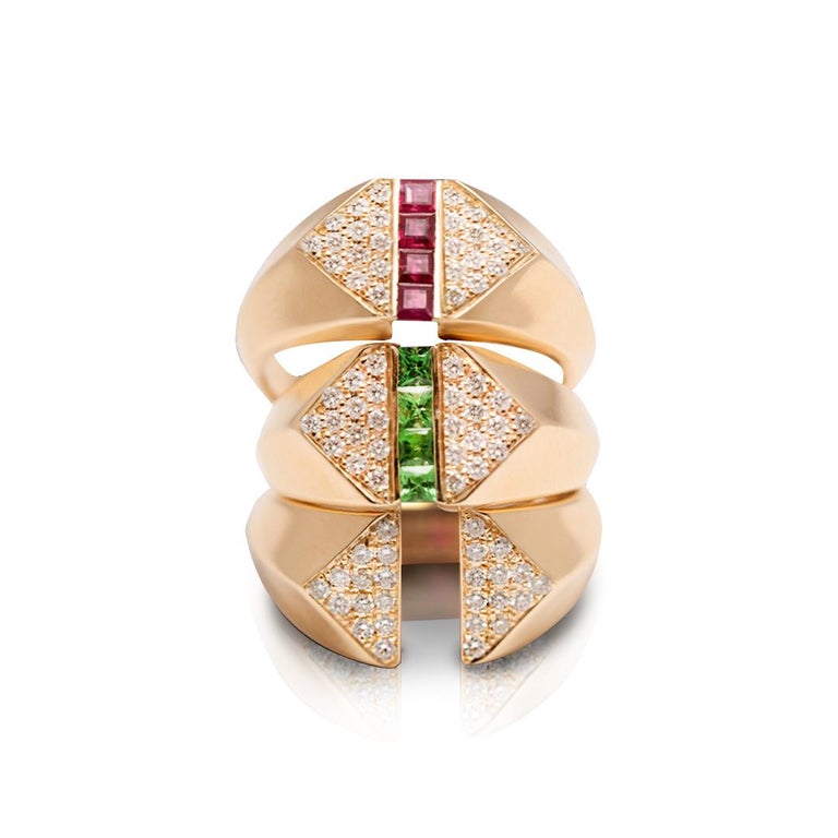 Customizable Ruby Ring, Revelation Pinky For Sale at 1stDibs | signet ...