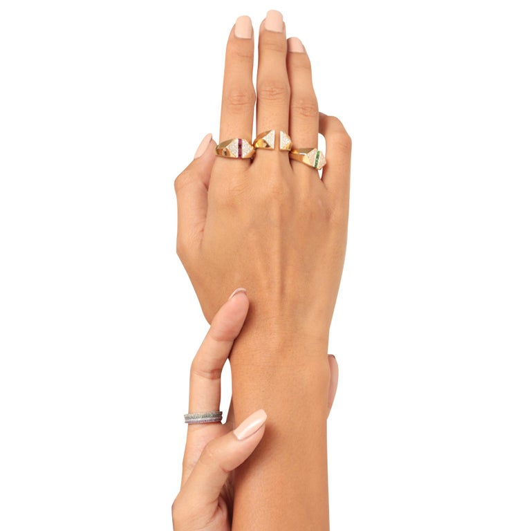 Customizable Ruby Ring, Revelation Pinky For Sale at 1stDibs | signet ...