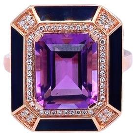 Cartier Trinity Ruban Amethyst Diamond Ring at 1stDibs | cartier ...