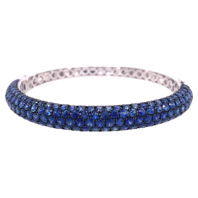 Ruchi New York Blue Sapphire Bangle at 1stDibs