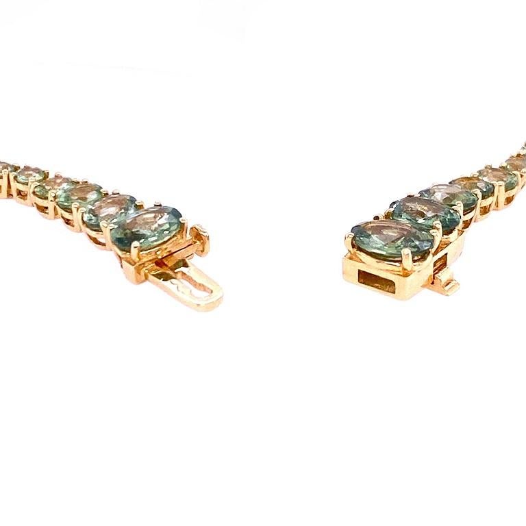 Ruchi New York Multicolored Sapphire Rainbow Necklace at 1stDibs