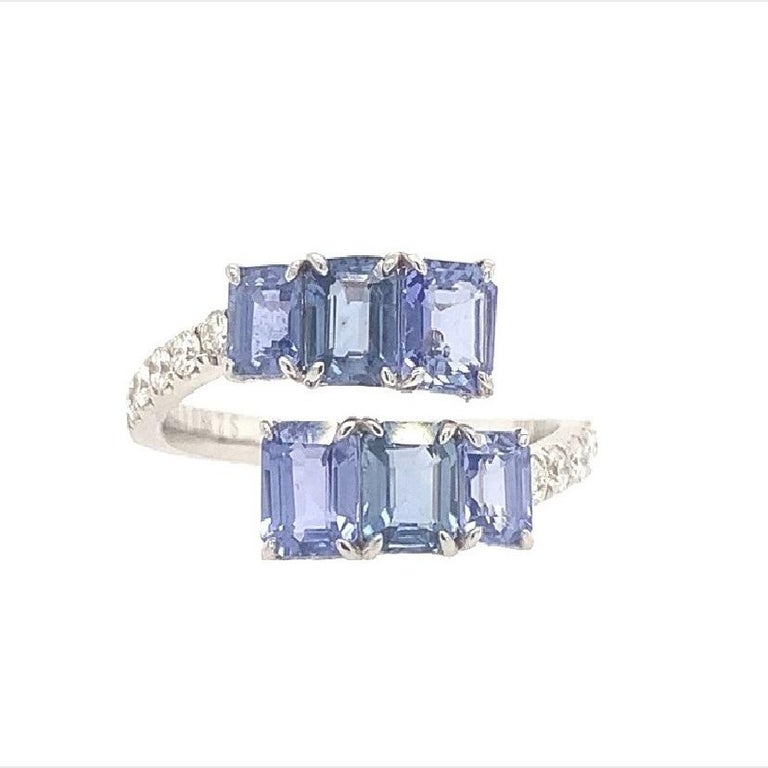 Ruchi New York Sapphire and Diamond Ring For Sale at 1stDibs