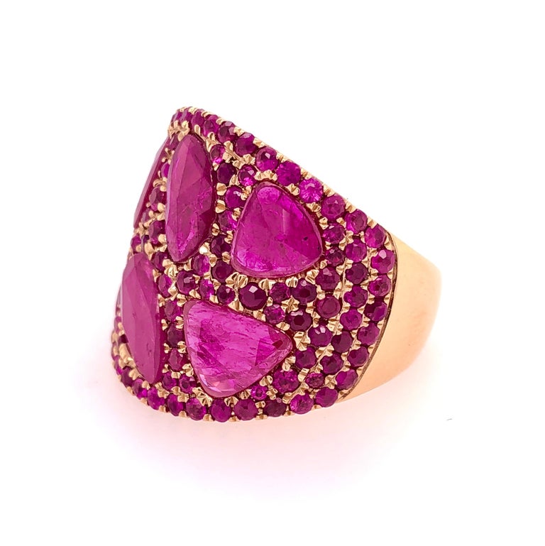 Ruchi New York Slice Ruby Ring For Sale at 1stDibs