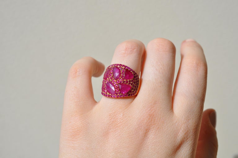 Ruchi New York Slice Ruby Ring For Sale at 1stDibs